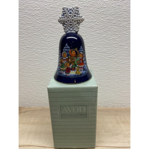 Avon | Holiday | Vintage 987 Avon Porcelain Christmas Bell Children ...